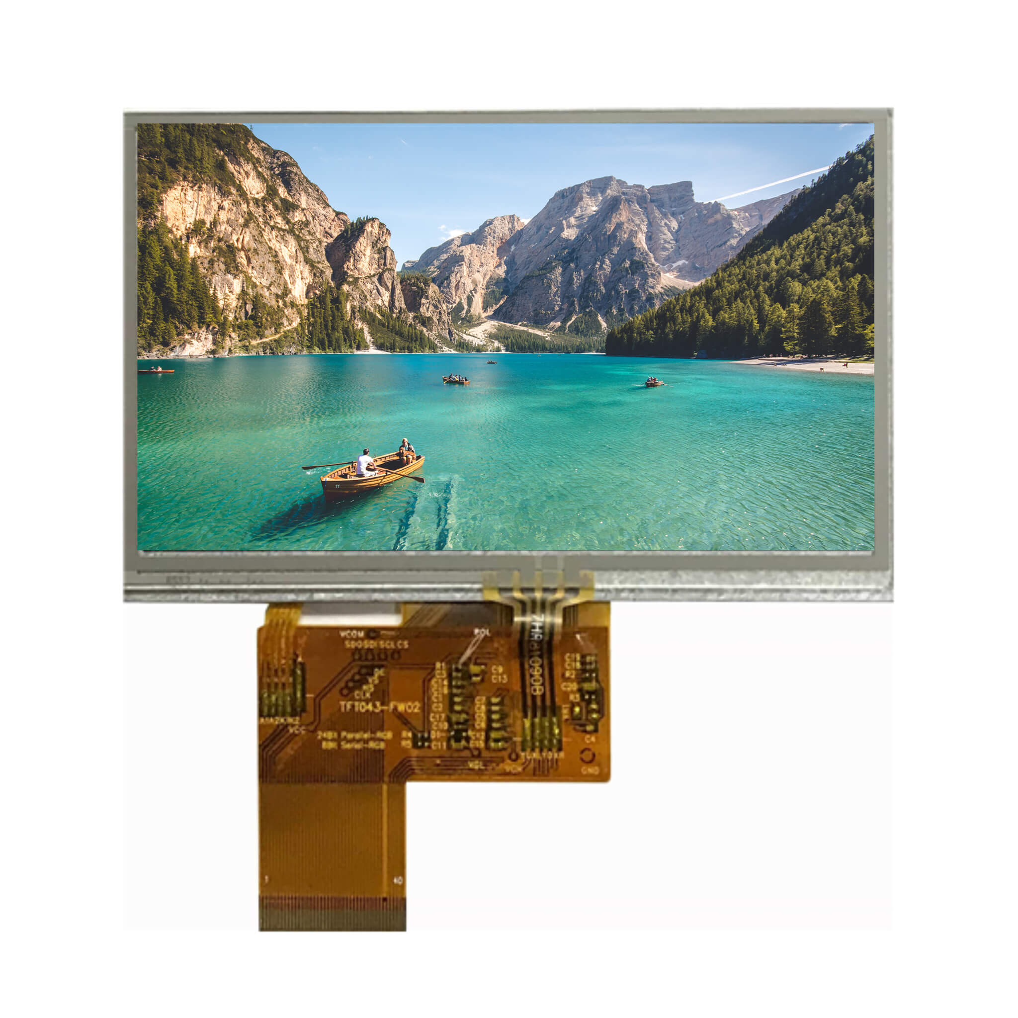 4.3" TFT, 480x272, 260 Nits with Resistive Touch Panel | Store | Orient ...