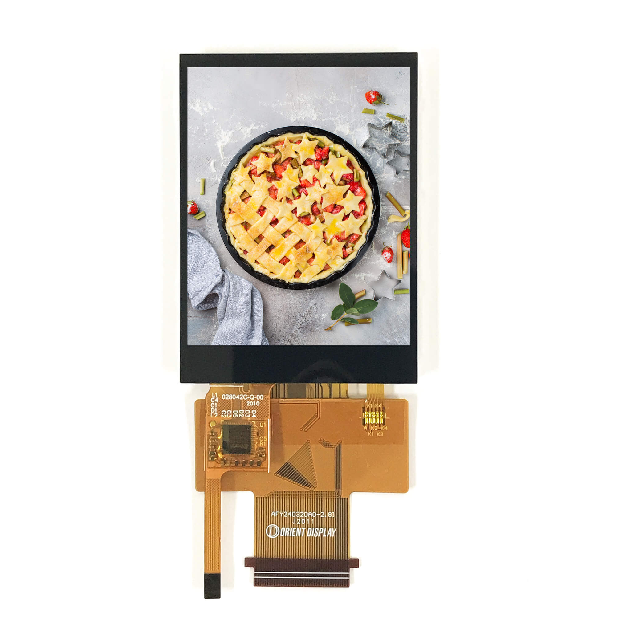 2.8" Sunlight Readable IPS, 240x320, 900 Nits with Capacitive Touch Panel | Store | Orient Display