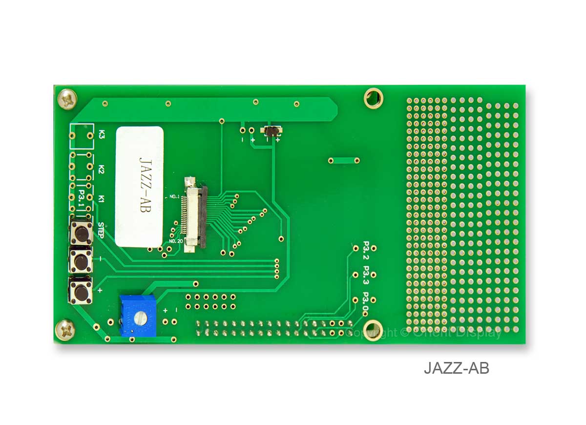 JAZZ-AB Demo Kit for JAZZ-A Modules - Evaluation, Tester | Orient Display