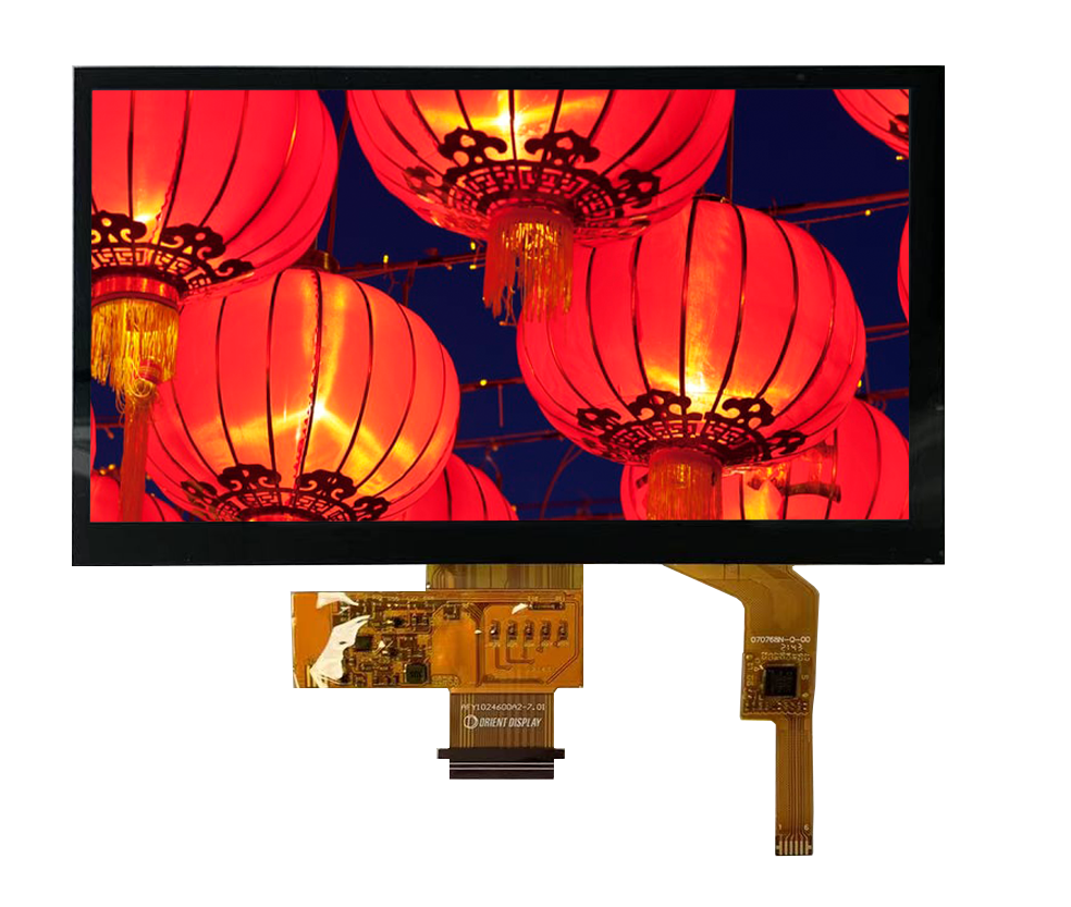 New 7.0" Sunlight Readable IPS, 1024x600, 900 Nits with Capacitive Touch Panel | Orient Display