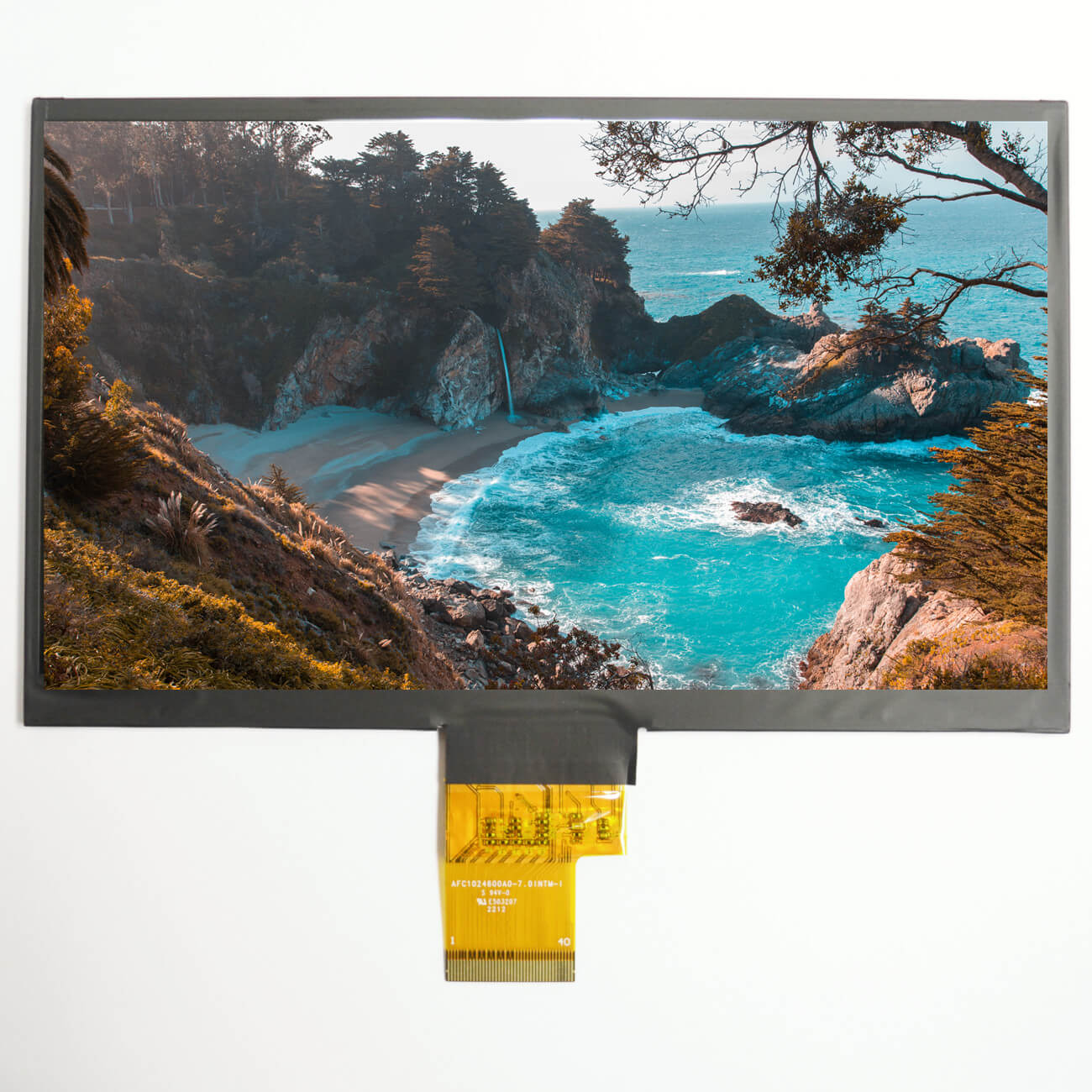 7 Inch Display IPS TFT, 1024x600, 500 nits Medium Brightness, LVDS ...
