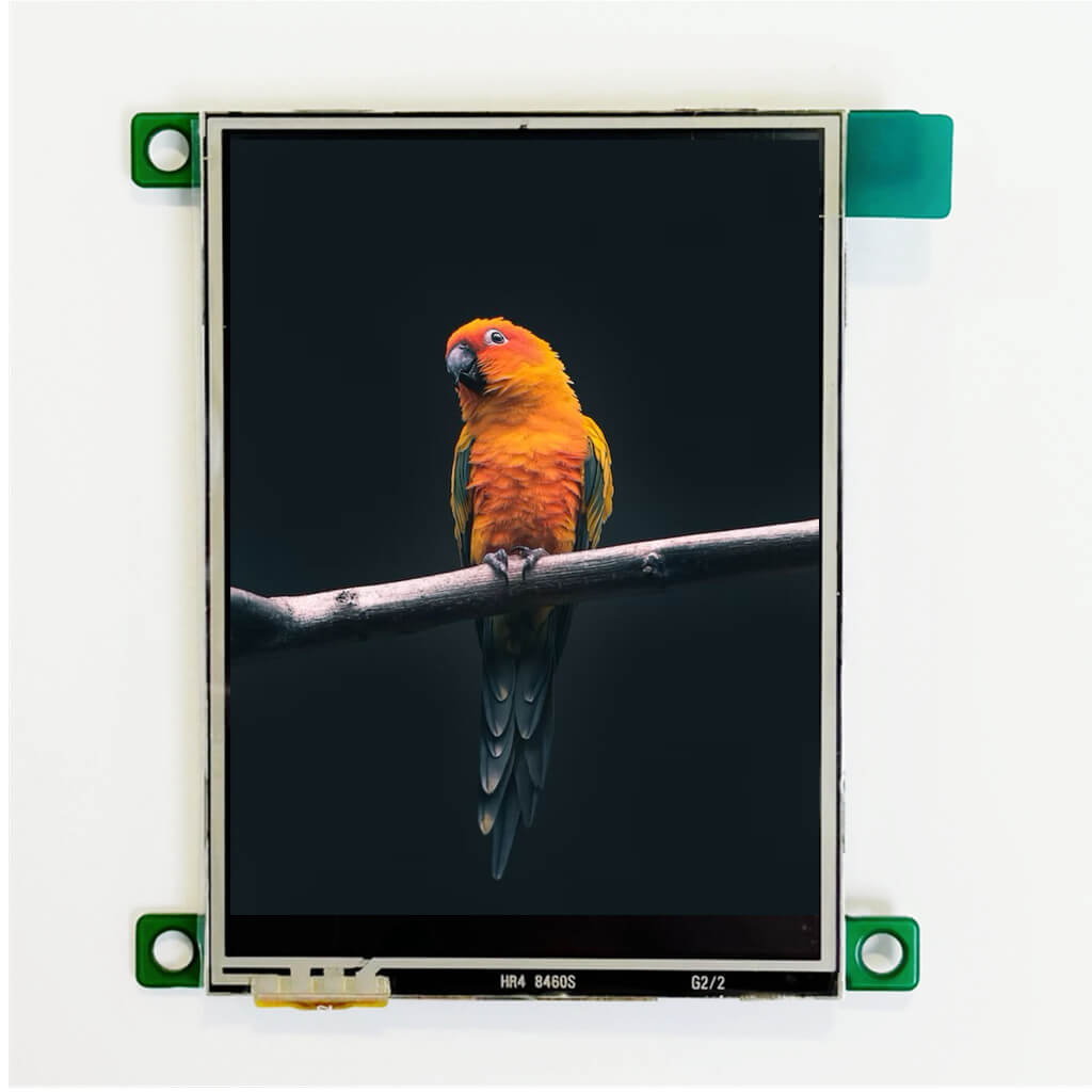 2.8 Inch Display TN TFT UART Interface with Resistive Touch Panel ...