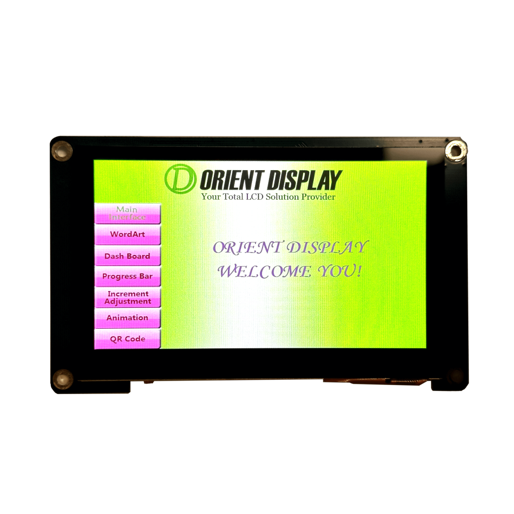 AGN800480A00-4.3INSH-C (4.3" 800x480 Full-Graphic Embedded Display with Capacitive Touch Panel ...