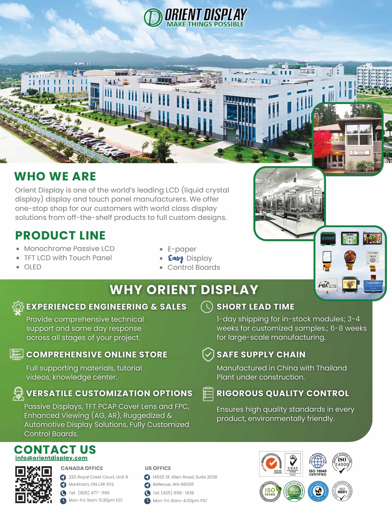 Company Flyer | Orient Display