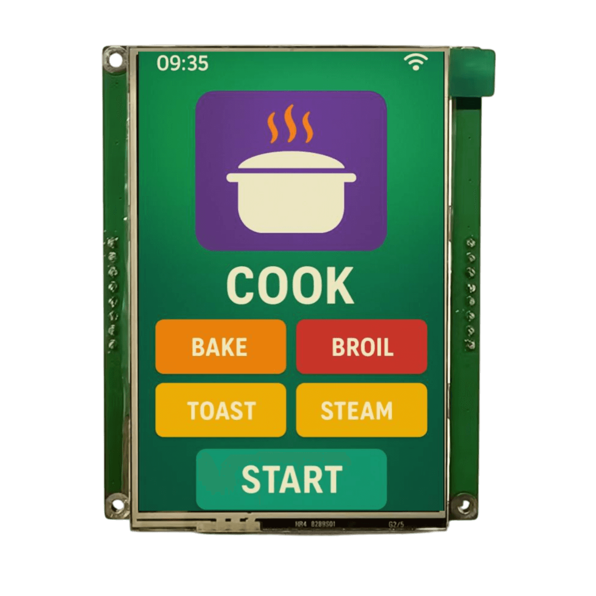 3.5" Arduino IPS TFT with Resistive Touch Panel, 320x480, 800 Nits, 4 ...